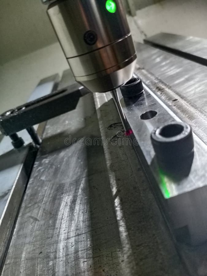 CNC Touch Probes for Quality Control on Milling CNC Machine. Precision ...
