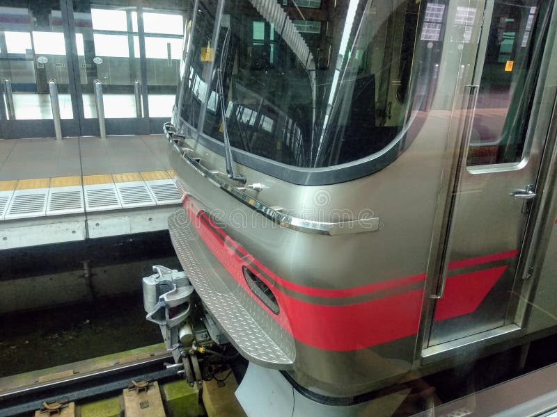 Train Head, Front View Of Trains Head On Railways Track Parking In ...
