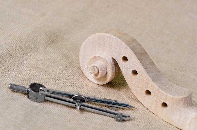 Head of Violin and Wood Texture Stock Photo - Image of antique, elegant ...