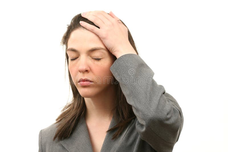 Headache stock photo. Image of head, lady, caucasian, headache - 2302024