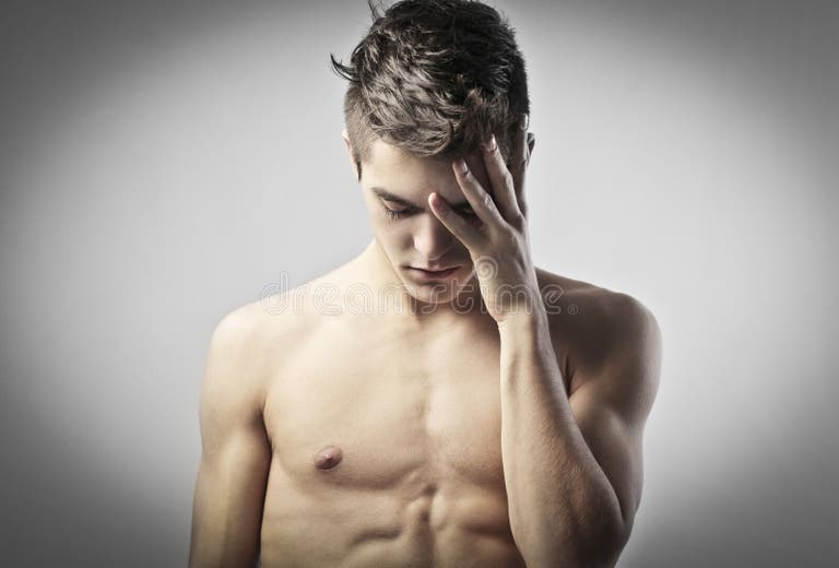 Headache stock image. Image of young, headache, laugh - 24062667