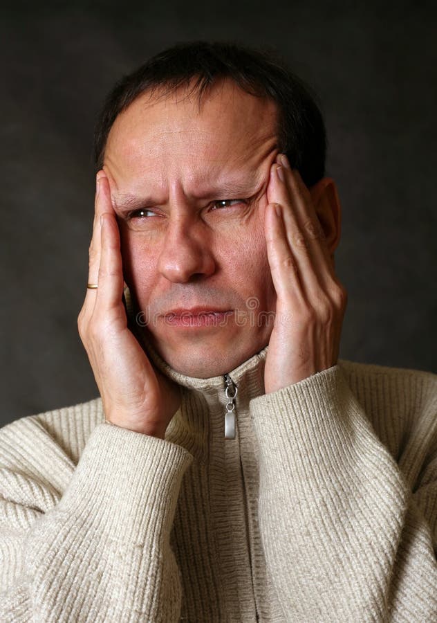 Headache stock image. Image of pain, expression, adult - 3680293