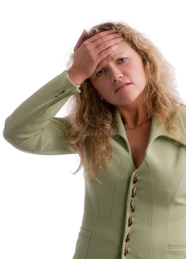 Businesswoman sigh stock image. Image of disappointment - 2415523
