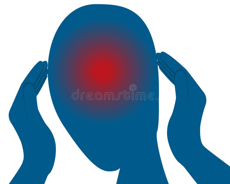 Headache stock vector. Illustration of pain, abstract - 47200325