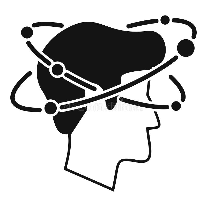 Headache Problem Icon Simple Vector. Sick Disorder Stock Vector ...