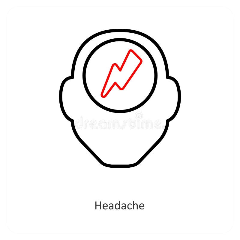 Headache stock vector. Illustration of health, vector - 338188436