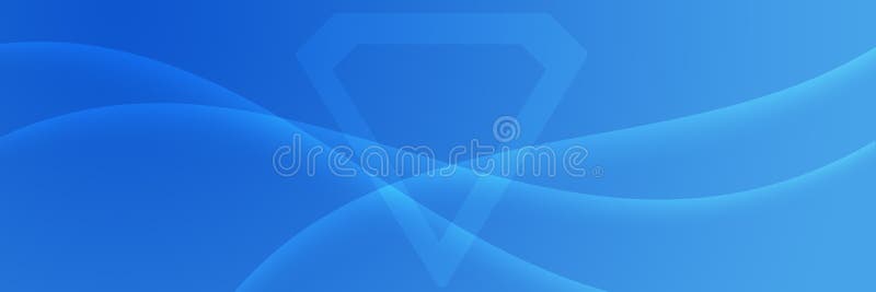 Header Background with Diamond on Blue Gradient Stock Illustration ...
