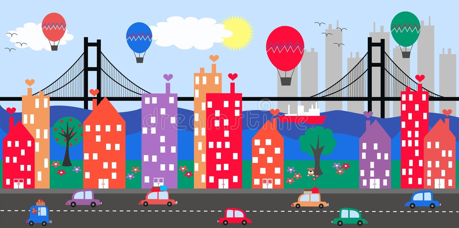 Header Skyline Line Drawing Stock Illustrations – 76 Header Skyline ...