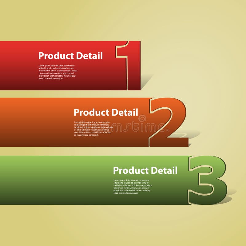 Header or Banner Designs - Numbers Stock Vector - Illustration of ...