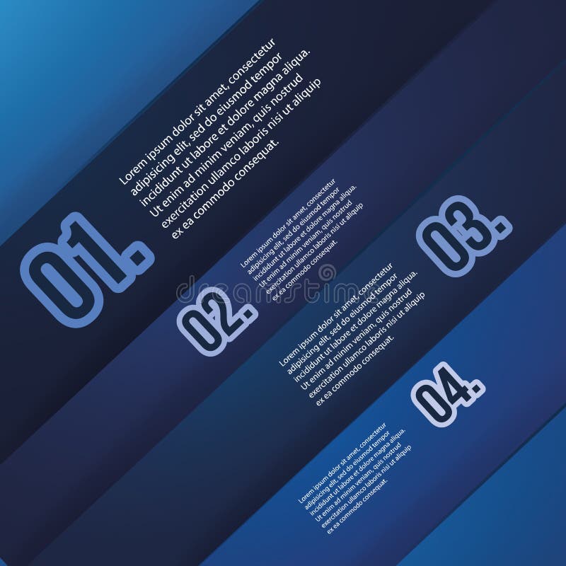 Header or Banner Designs with Numbers Stock Vector - Illustration of ...