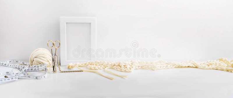 Header, Banner for Site Design. Needlework, Handmade. Knitting and ...