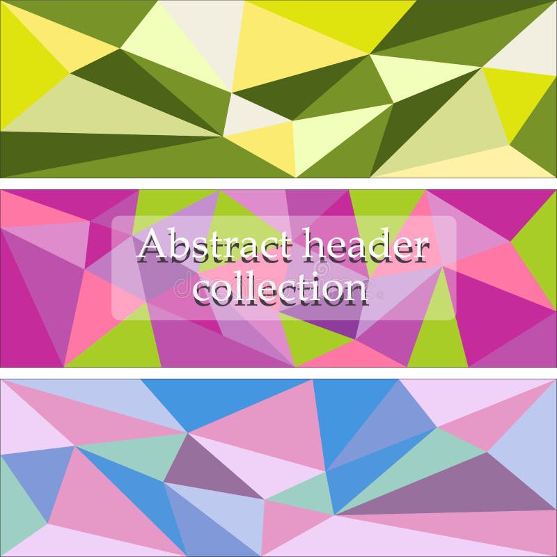 Header Beautiful Motley Color Stock Vector - Illustration of blue ...