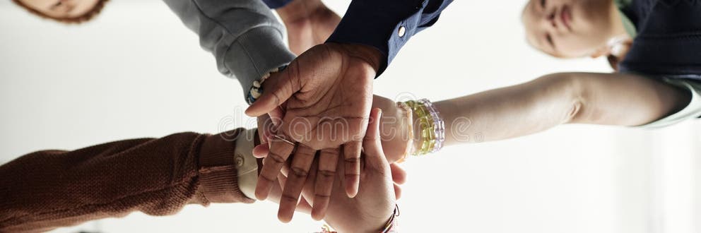 Header Image Group of Children Stacking Hands Stock Image - Image of ...