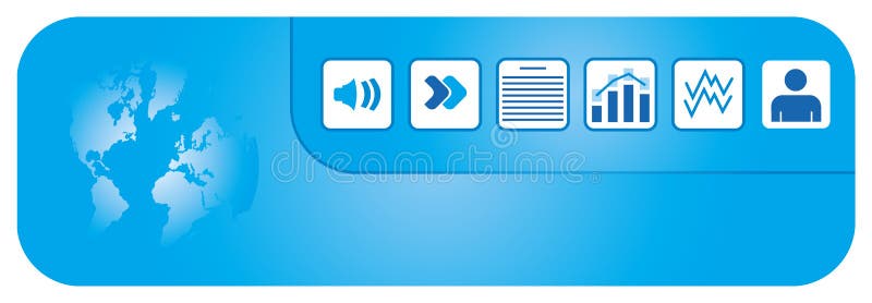 Header Graphics with Document Icon Stock Vector - Illustration of ...