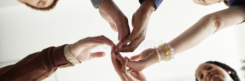 Header Image Children in Team Building Exercise Stock Image - Image of ...