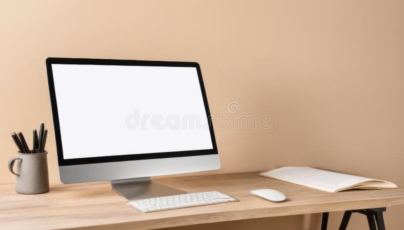 Header Space Freelancer Outsourcing Blank Computer Screen Copy Bsite ...