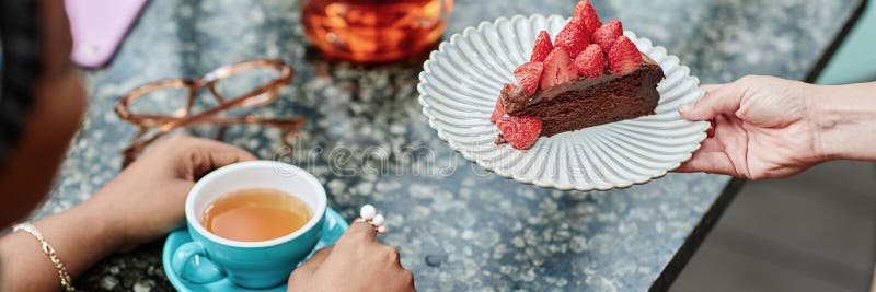 Header of Tasty Choco Cake stock image. Image of pastry - 336855699