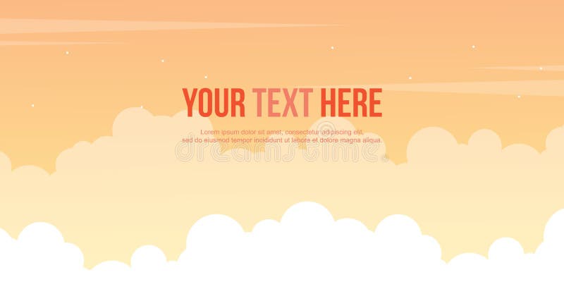 Header Website Cloud Style Design Stock Vector - Illustration of design ...