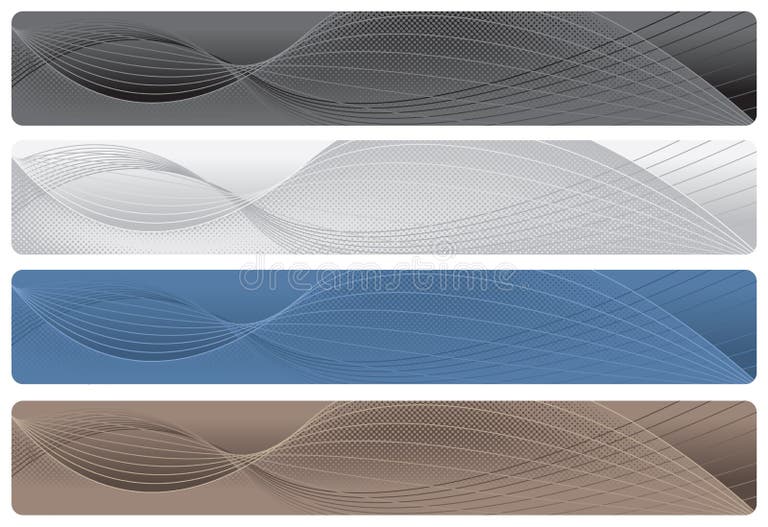 Headers/Banners - Neutrals stock vector. Illustration of header - 5479449