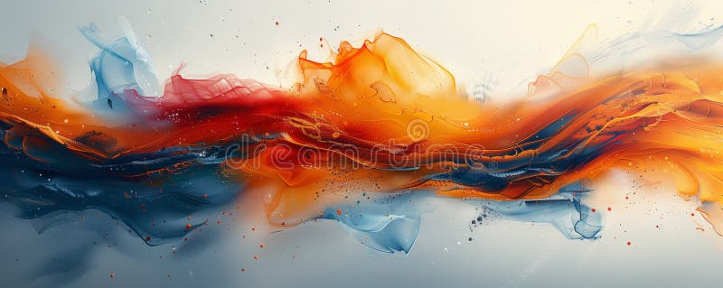 Headers. Dynamic Abstract Artwork Featuring Bold Colors and Dynamic ...