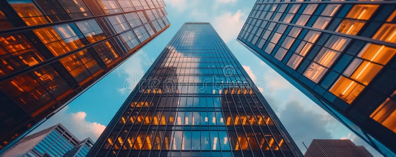 Headers. Financial Growth Chart Displayed on a Digital Screen with Data ...