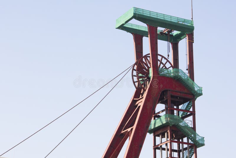 Mining Headframe stock photo. Image of historical, mine - 3987284
