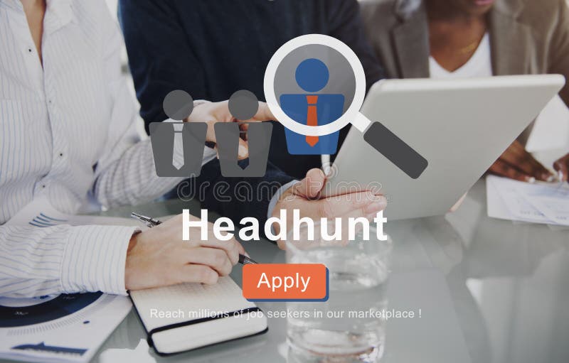 Headhunt Employment Application Job Concept Stock Photo - Image of ...