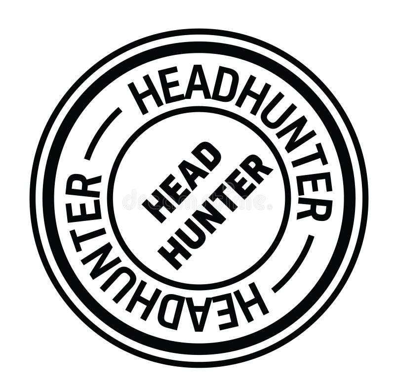 Headhunter Stamp in Spanish Stock Vector - Illustration of spanish ...