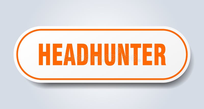 Headhunter sticker. stock vector. Illustration of peeler - 197143982