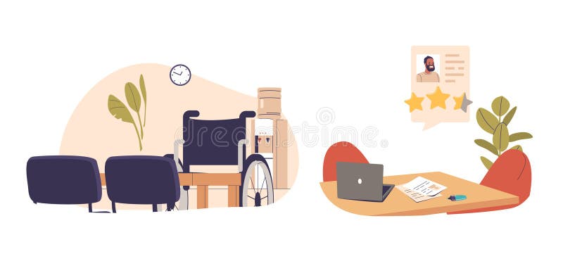 Headhunting Agency, Recruiting Office Empty No People Workplace for ...