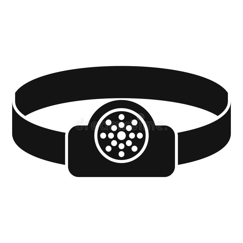 Headlamp Flashlight Providing Illumination for Exploration Stock ...