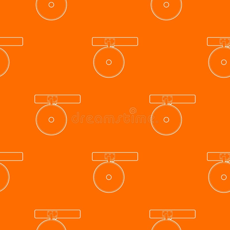 Headlamp Reflector Pattern Vector Orange Stock Vector - Illustration of ...