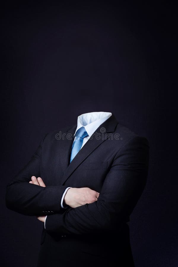 Surreal Headless Guy, Invisible Face Seated On The Floor With A ...