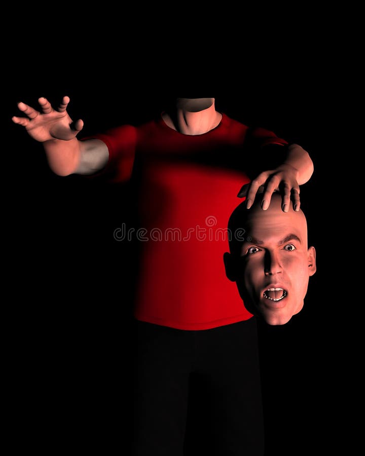 Headless Man 16 stock illustration. Illustration of head - 1825664