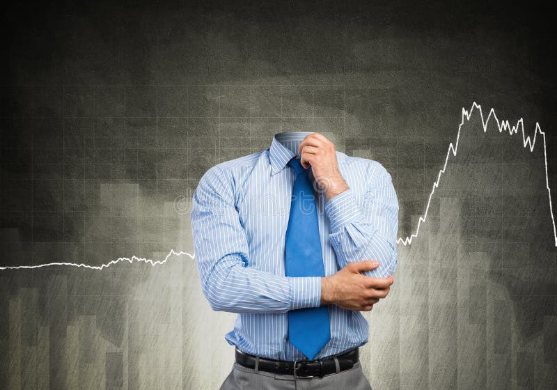 Headless Pensive Businessman Stock Photo - Image of people, idea: 79061698