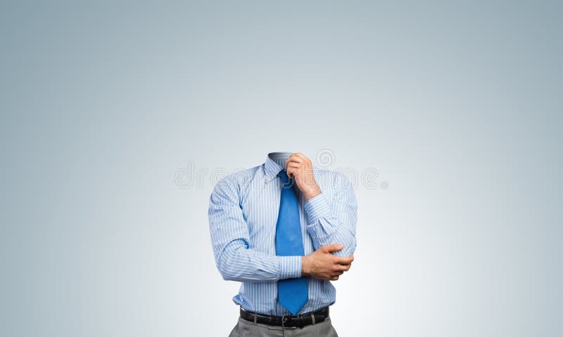 Headless Pensive Businessman Stock Photo - Image of great, forward ...