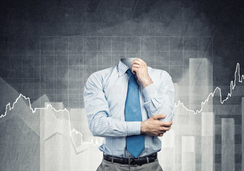 Headless Pensive Businessman Stock Image - Image of chin, people: 85202805