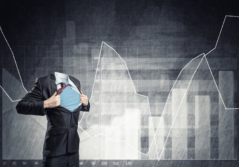Headless super businessman stock image. Image of dynamics - 81745221