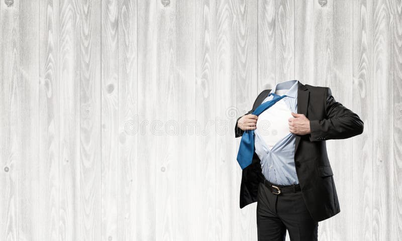 Headless super businessman stock image. Image of head - 83162375