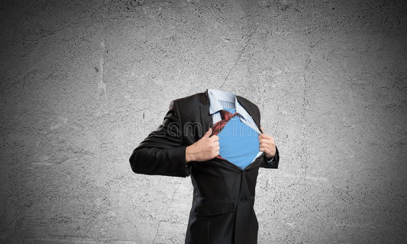 Headless super businessman stock image. Image of creative - 84901233
