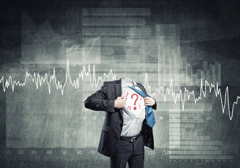 Headless super businessman stock image. Image of dynamics - 88054893