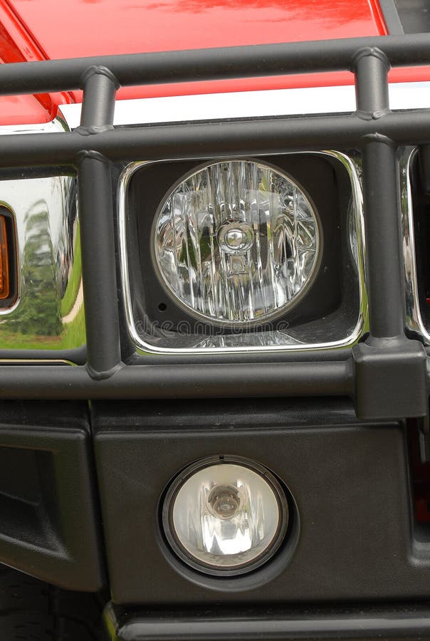 Headlight#1 stock image. Image of utility, blinker, grill - 773005