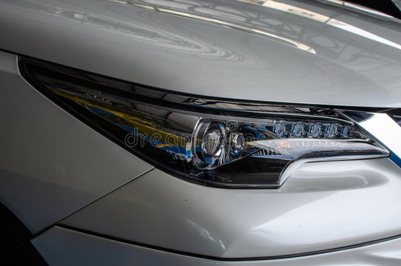 Headlight lamp front stock photo. Image of exterior - 120073498