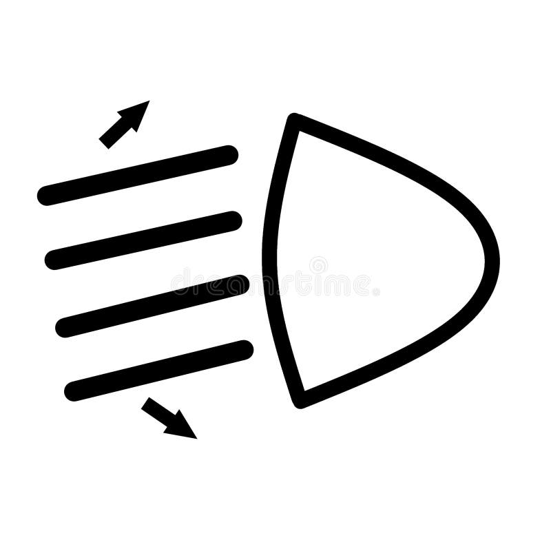Headlight Range Control Stock Illustrations – 56 Headlight Range ...