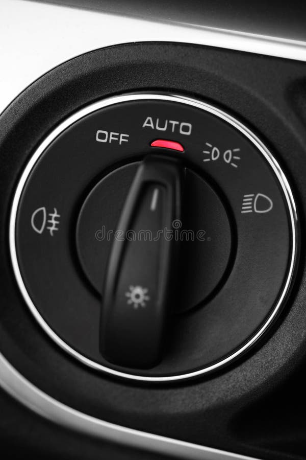 Headlights button stock image. Image of luxury, technology - 41958645