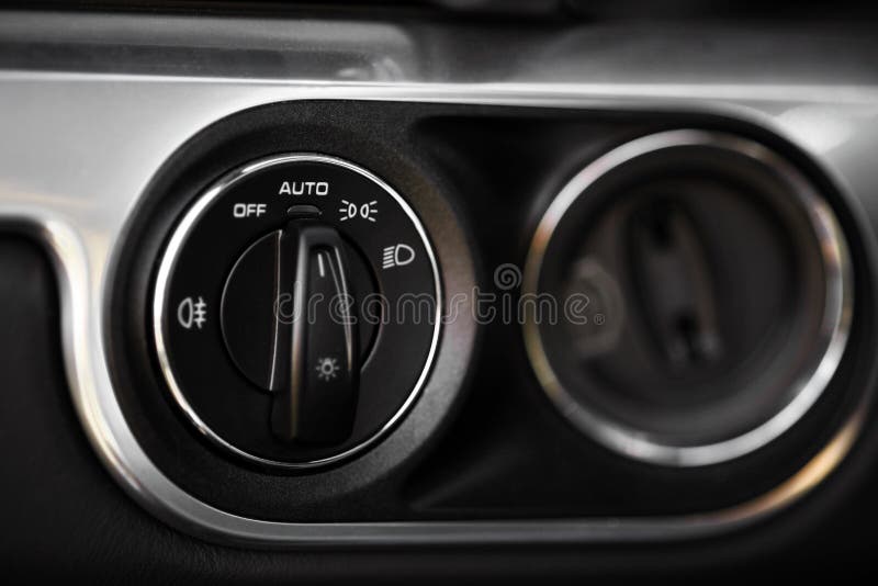 Headlights button stock image. Image of control, equipment - 32968275
