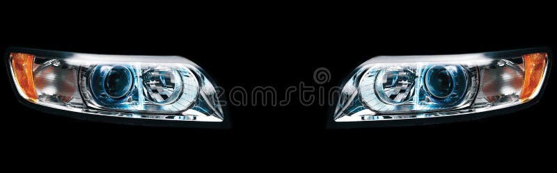 Headlights of Car stock image. Image of eyes, indicator - 4916213