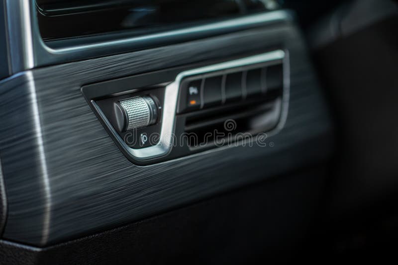 Headlights Corrector Adjustment Buttons. Stock Image - Image of control ...