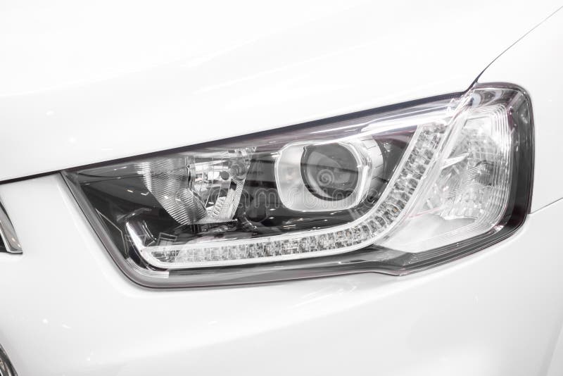 Headlights lamp car stock image. Image of shiny, transportation - 77914067