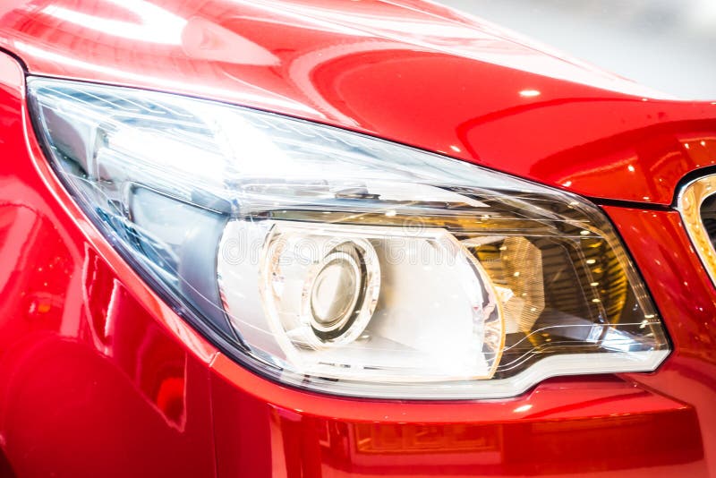 Headlights lamp car stock photo. Image of transportation - 77942100